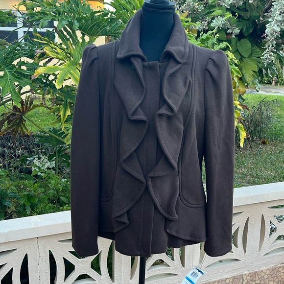 INC International Concepts | Jackets & Coats | Inc Ruffle Front Blazer ...